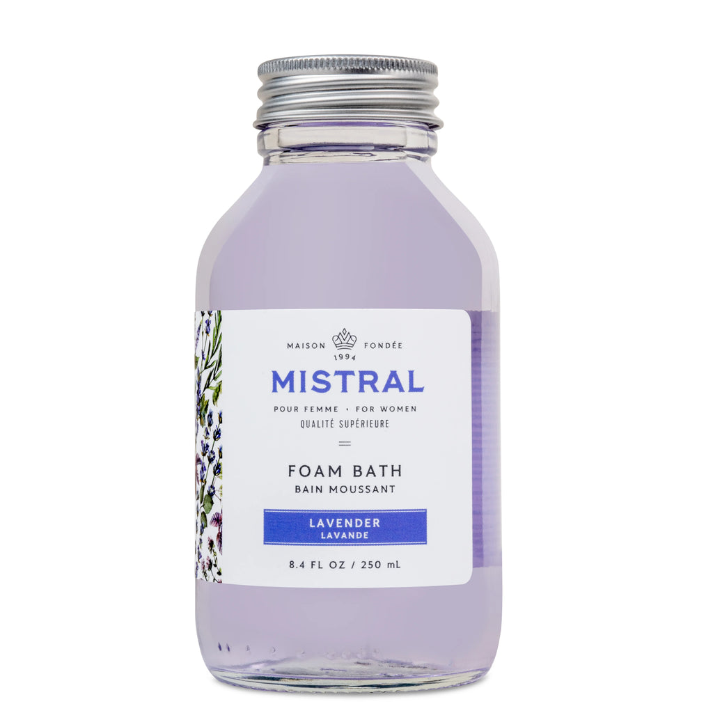 Mistral Lavender Heritage Foam Bath | Opulence of Southern Pines