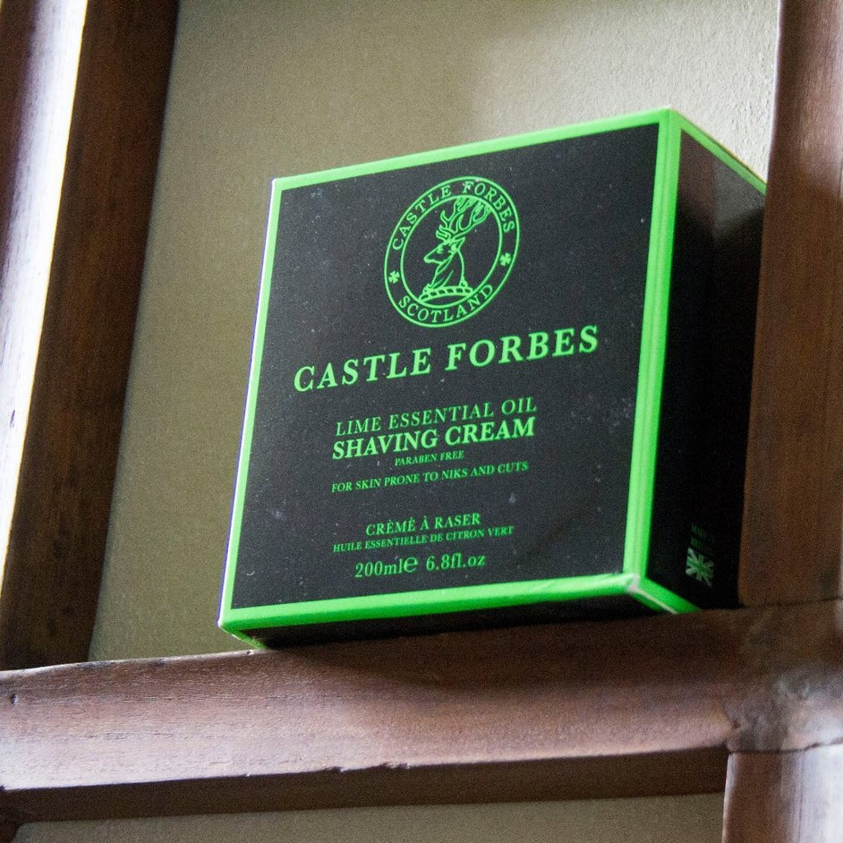 Castle Forbes Lime Shaving Cream | Opulence of Southern Pines