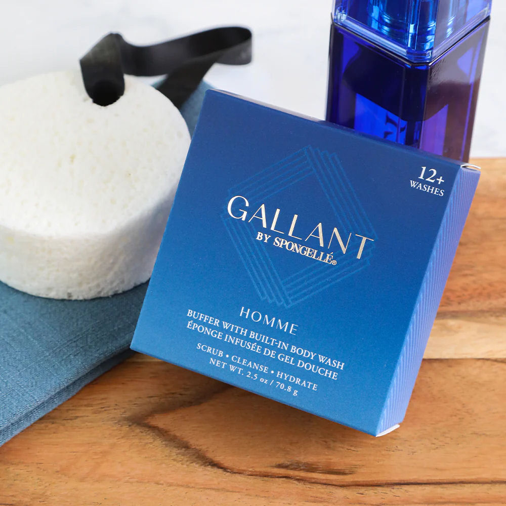 Spongelle Men’s Gallant Homme Buffer | Opulence of Southern Pines