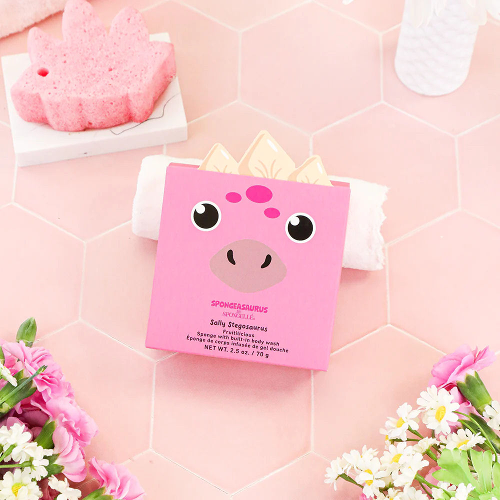 Spongelle Sally Stegosaurus Body Buffer | Opulence of Southern Pines