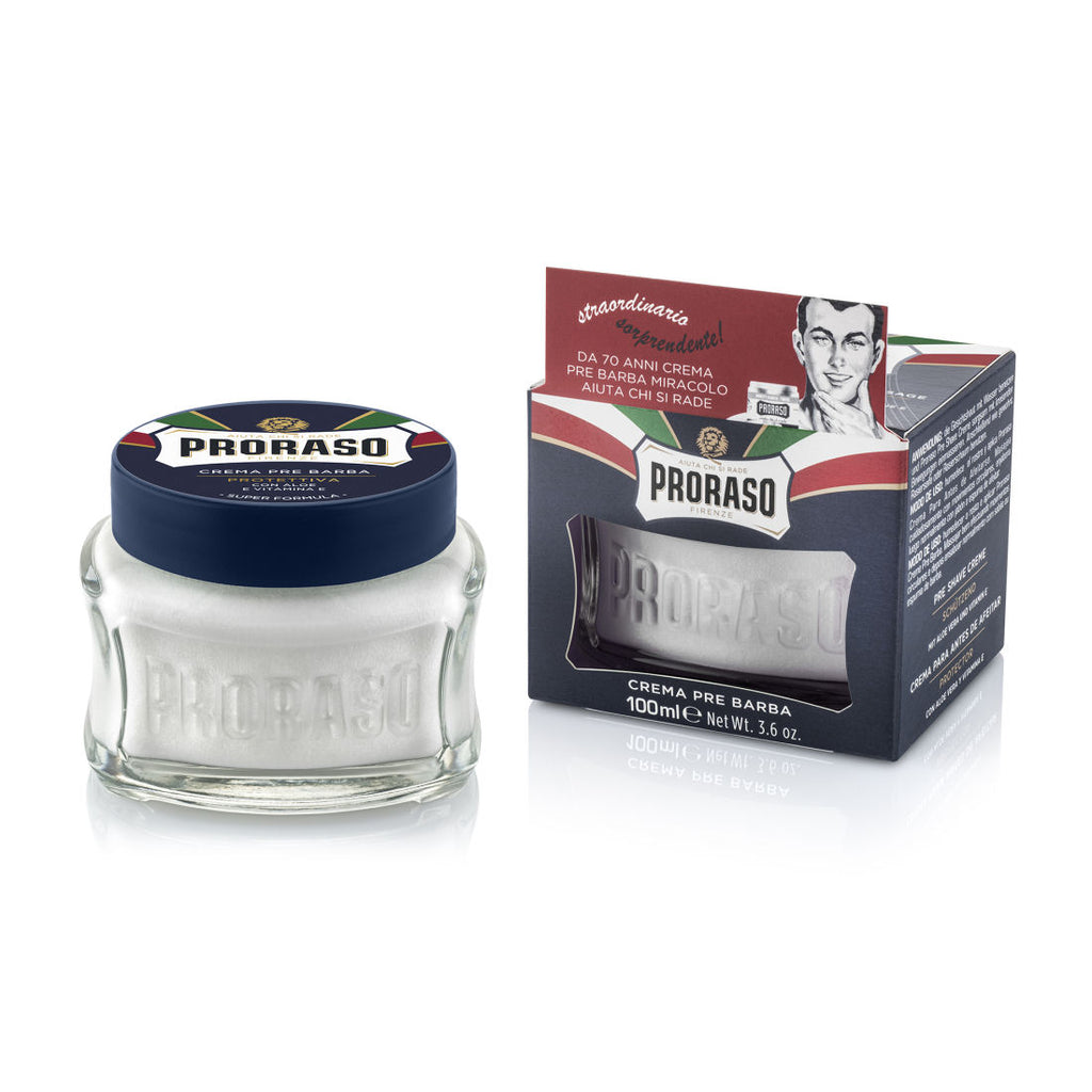 Proraso Pre Shave Cream Protective 3.6oz | Opulence of Southern Pines