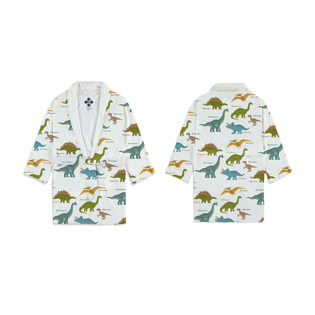 Wrap Up Dinosaurs Kids Robe – Opulence of Southern Pines